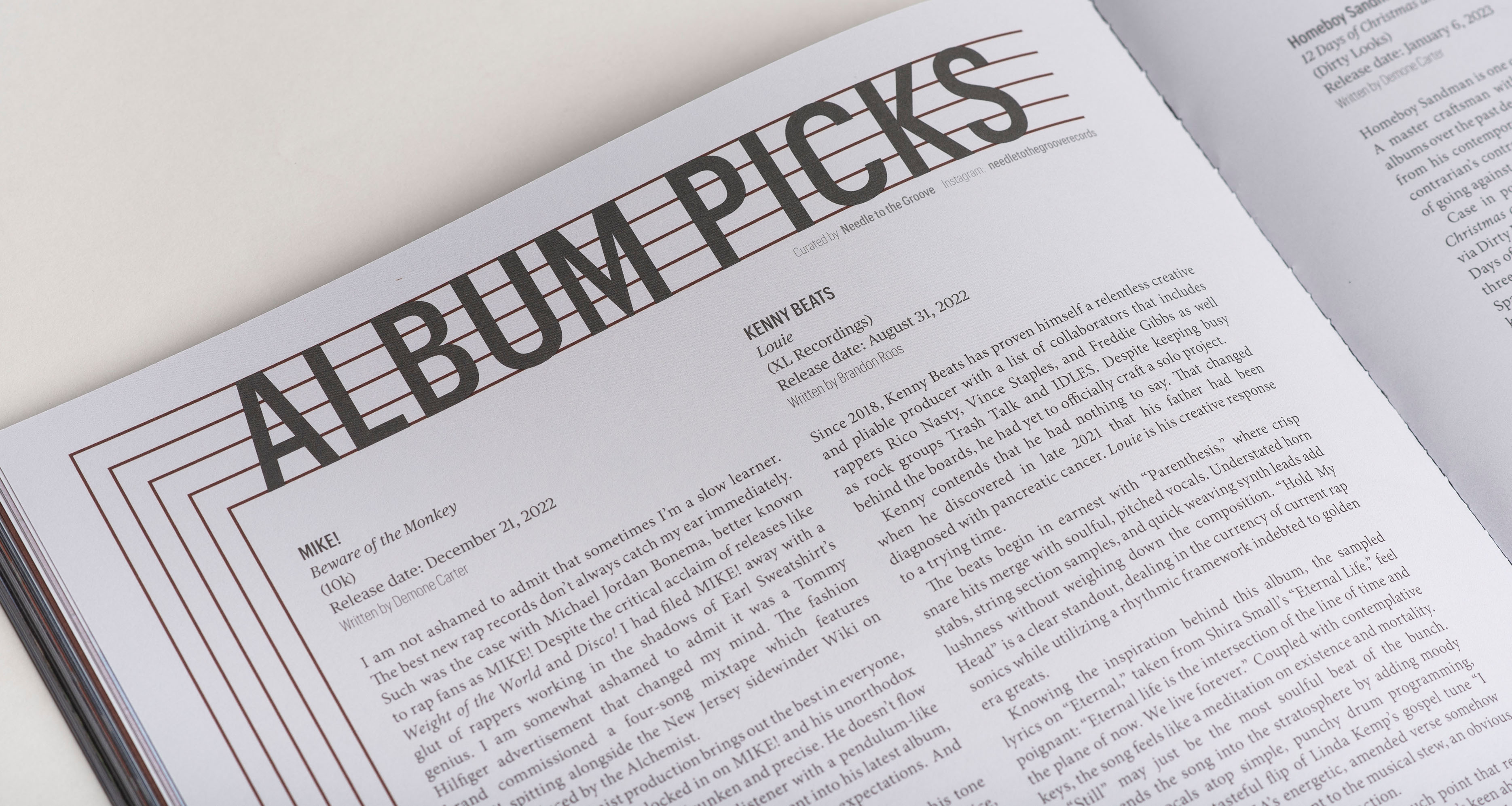 Album Picks Curated by Needle to the Groove